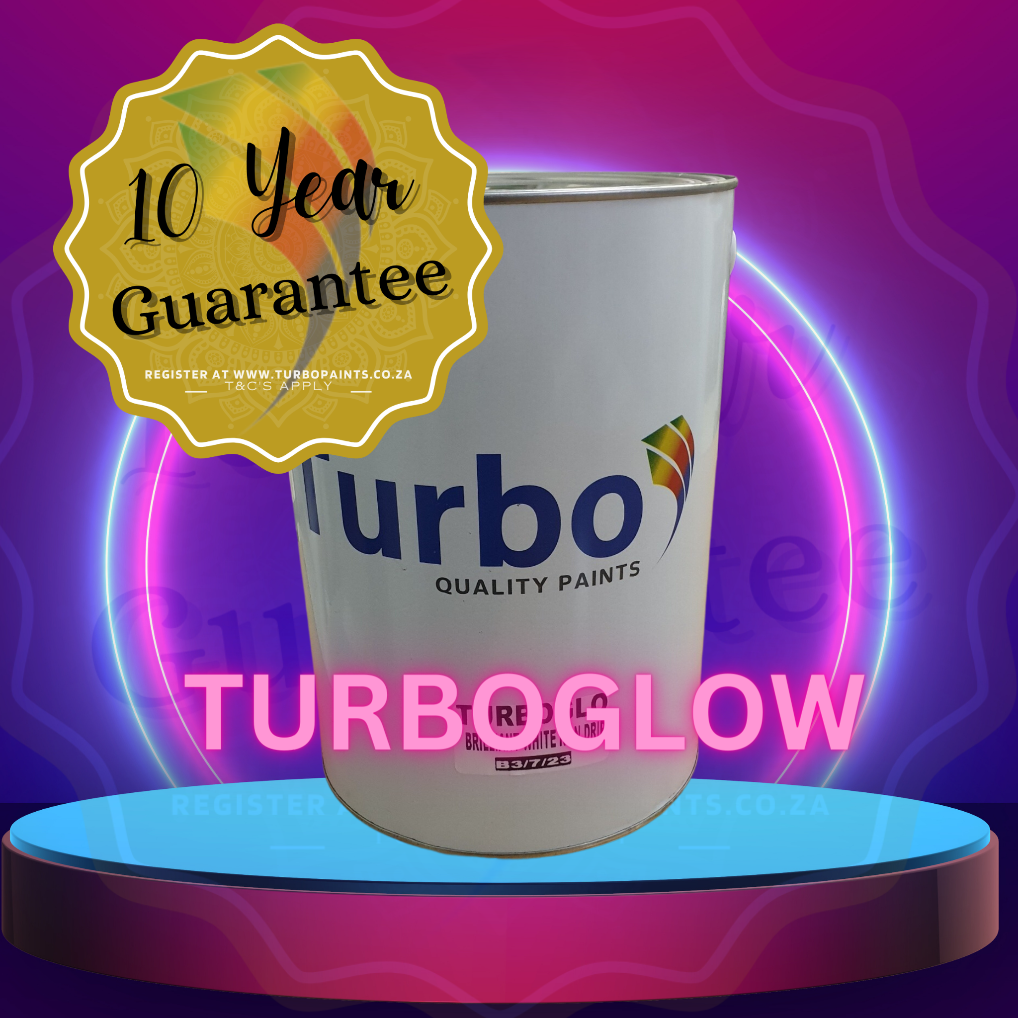 TurboGlo - Brilliant White - Satin – Turbo Paints cc
